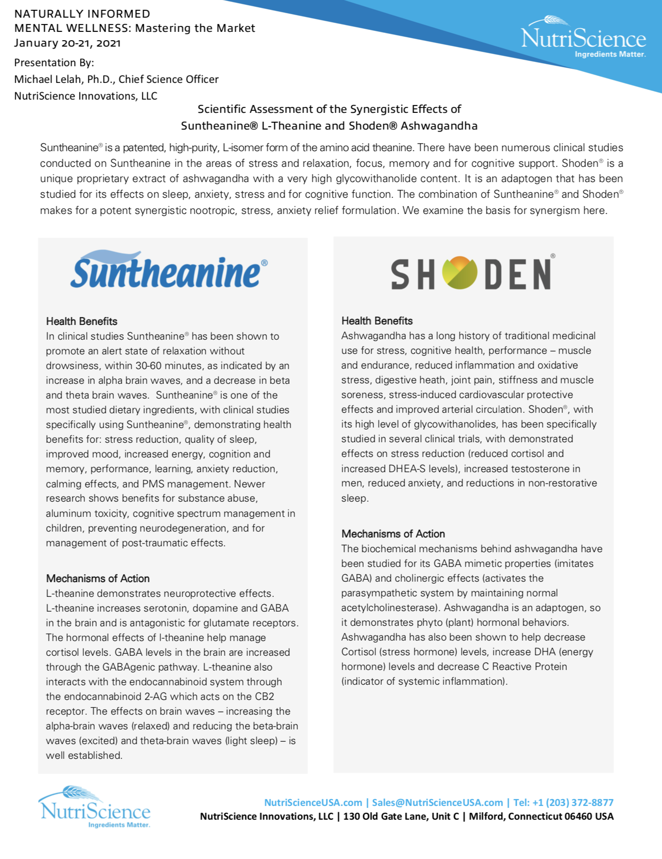 NutriScience Innovations, LLC - Naturally Informed